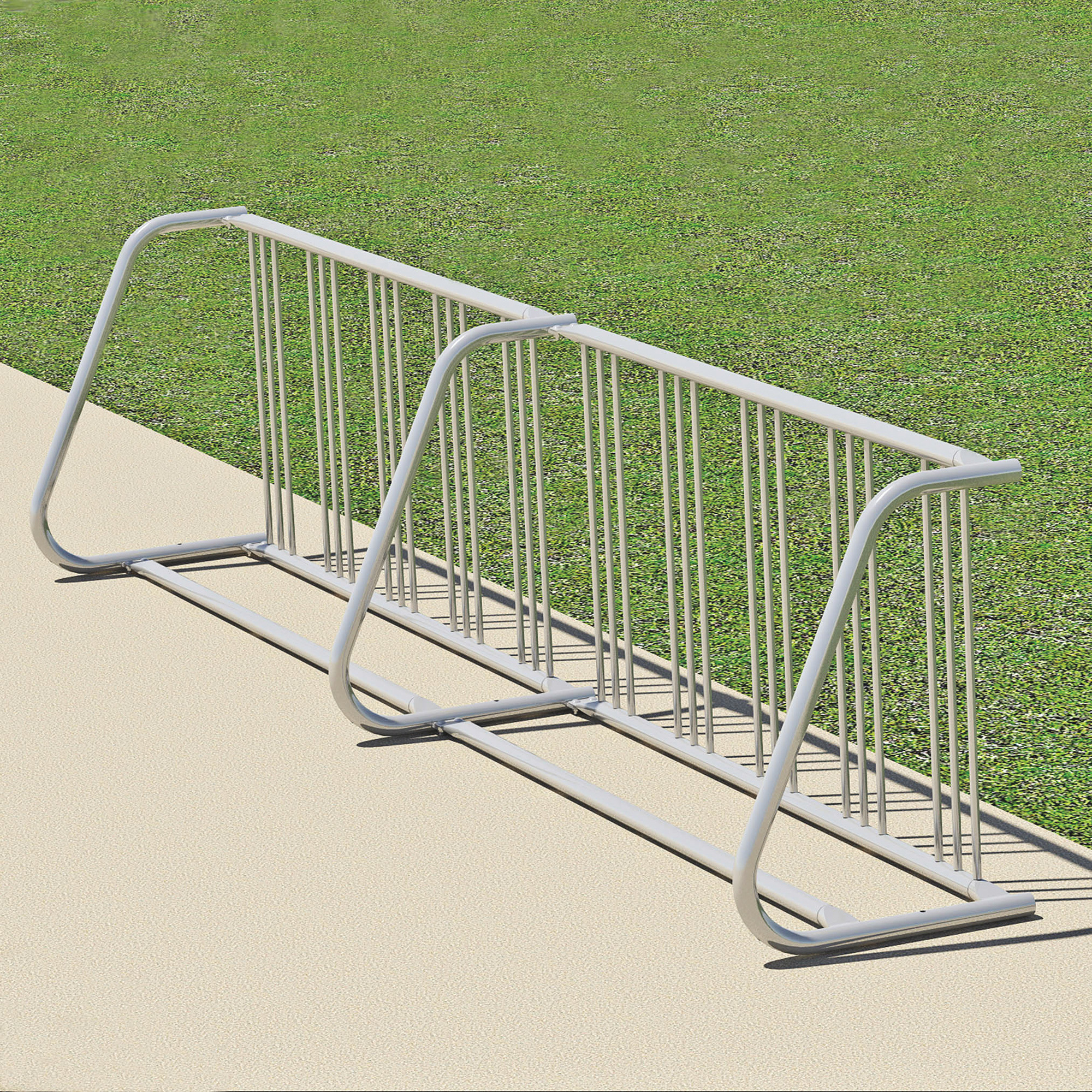 Pilot Rock Heavy-Duty Bike Rack, 10-Stall, Double-Sided, Model# BR210SS/G | Northern Tool